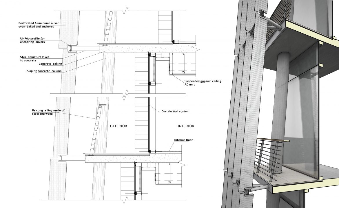 Steel Frame Facade Detail - Infoupdate.org